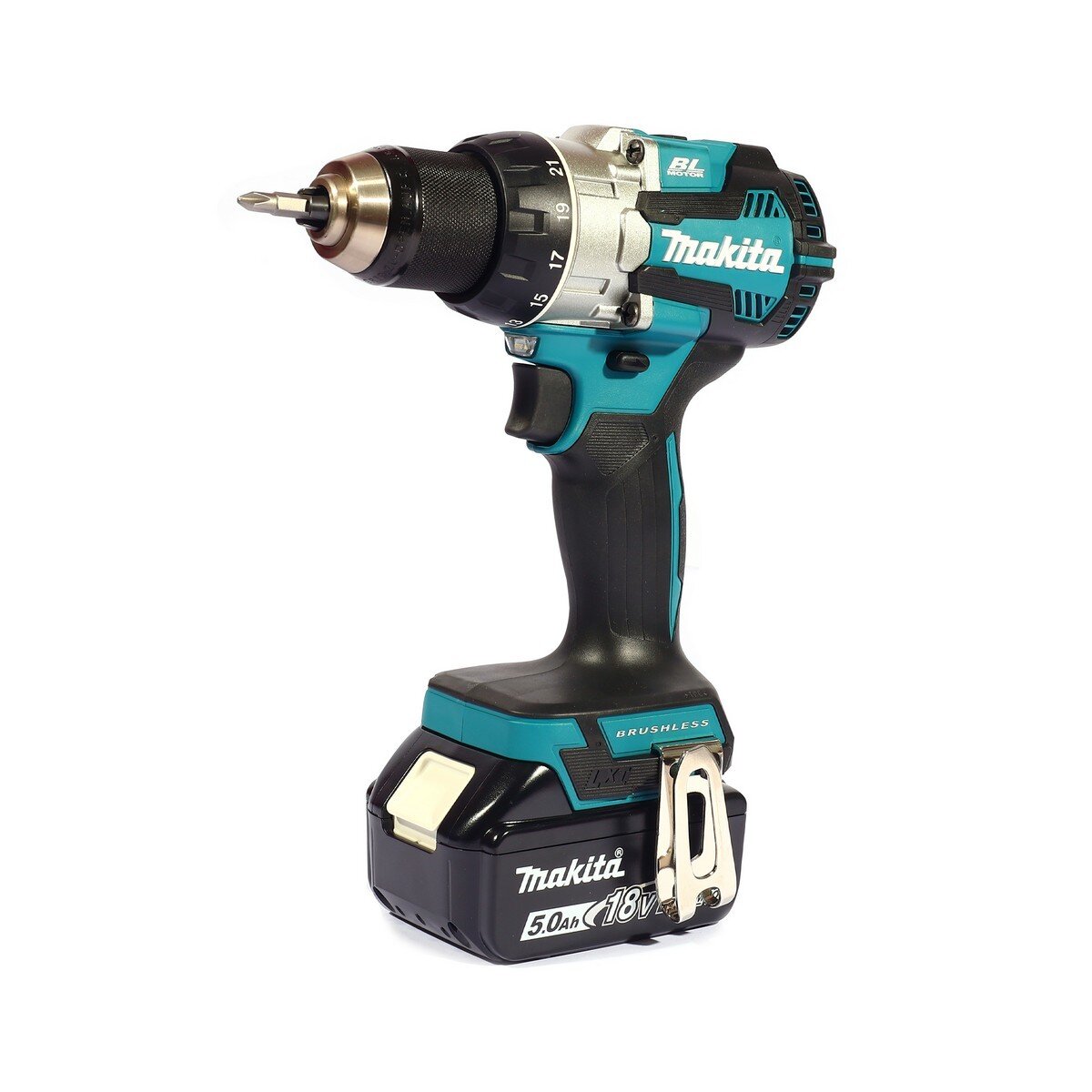 Makita DDF489RTJ สว่านไร้สาย 18V. (แบต 5.0Ah x 2 + 1 แท่นชาร์จ + กล่อง ...