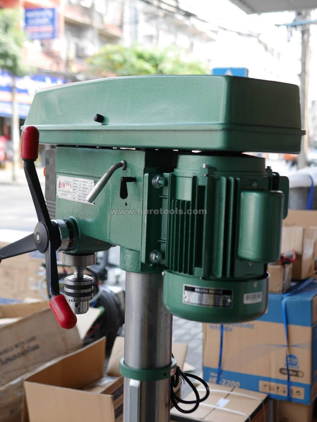 OKURA YD-25P สว่านแท่น 25 มม.(1 นิ้ว) 1.5 แรงม้า (220V.| รับประกัน 1 ปี) - HereTools