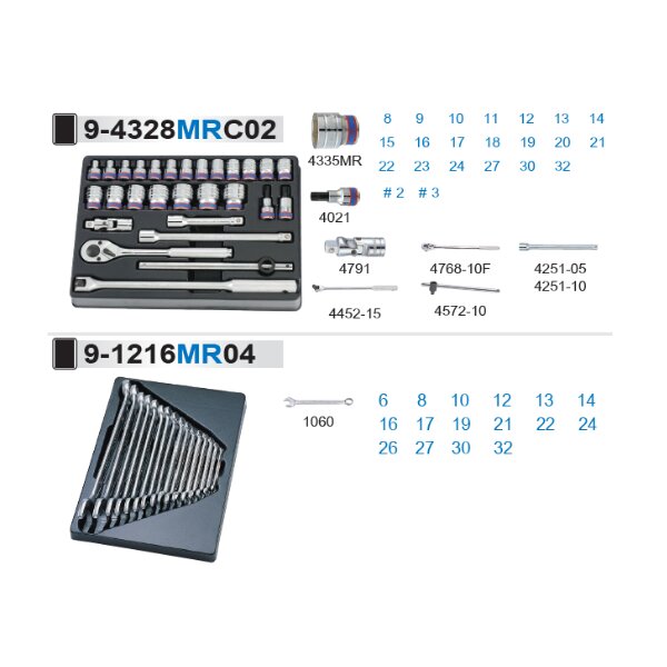 KINGTONY 932-011MR ตู้เครื่องมือช่าง 5 ชั้น พร้อมเครื่องมือ 100 ชิ้น Made in Taiwan - HereTools