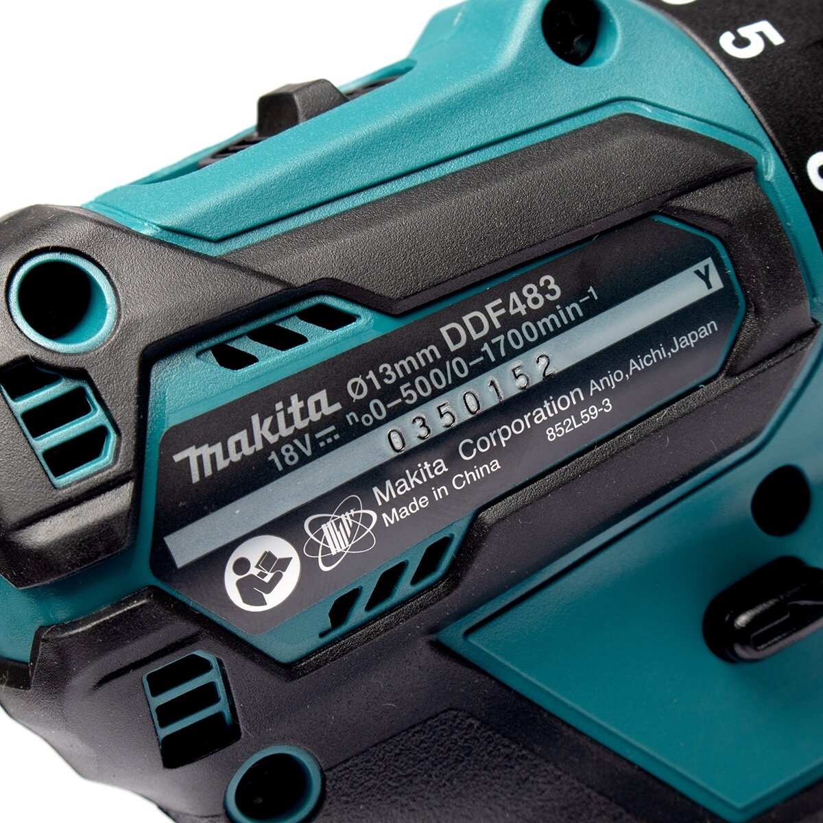 Makita DDF484RFE สว่านไร้สาย 18V. (แบต 3.0Ah x 2 + 1 แท่นชาร์จ) - HereTools