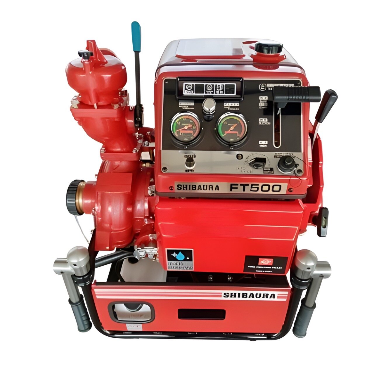 SHIBAURA FT500 เครื่องสูบน้ำดับเพลิง ปั๊มดับเพลิง เบนซิน 46 แรงม้า ...