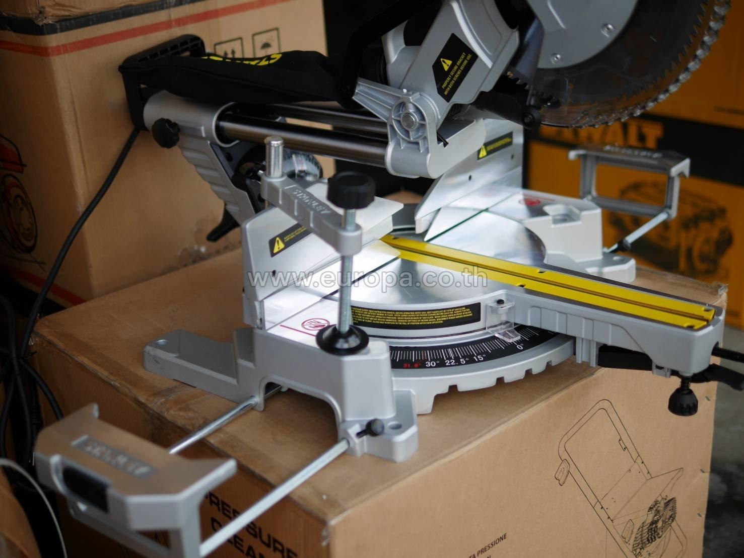 STANLEY SM18-B1 แท่นเลื่อยตัดองศาสไลด์ 10 นิ้ว (1800 วัตต์) - HereTools