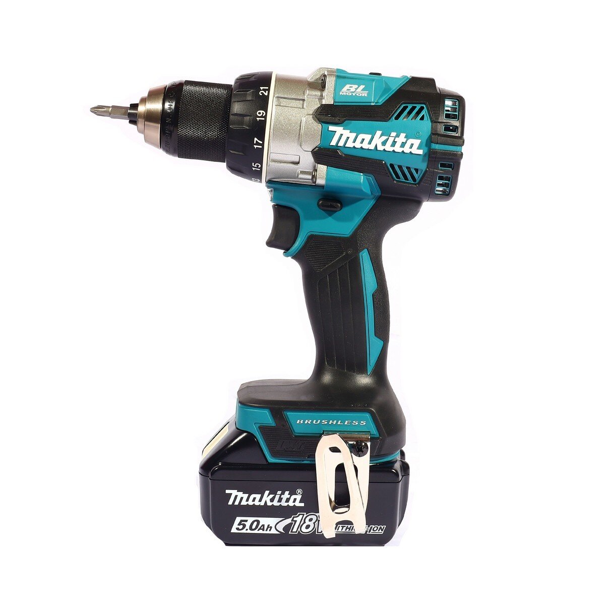 Makita DDF489RTJ สว่านไร้สาย 18V. (แบต 5.0Ah x 2 + 1 แท่นชาร์จ + กล่อง ...