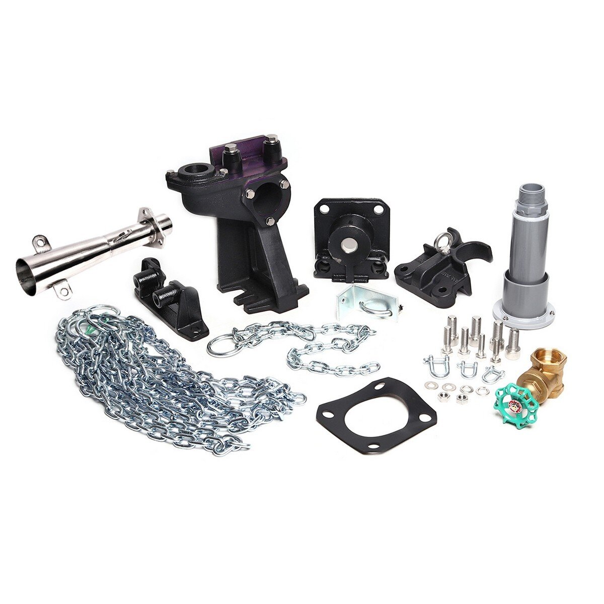 (SET) TSURUMI TOS-15-BER3 [Guide Rail Fitting] : ปั๊มเติมอากาศในน้ำ ...