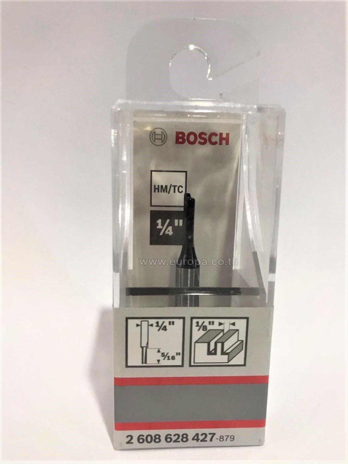 2608628427 BOSCH ดอกเร้าเตอร์ ตรง แกน 1/4 นิ้ว - HereTools