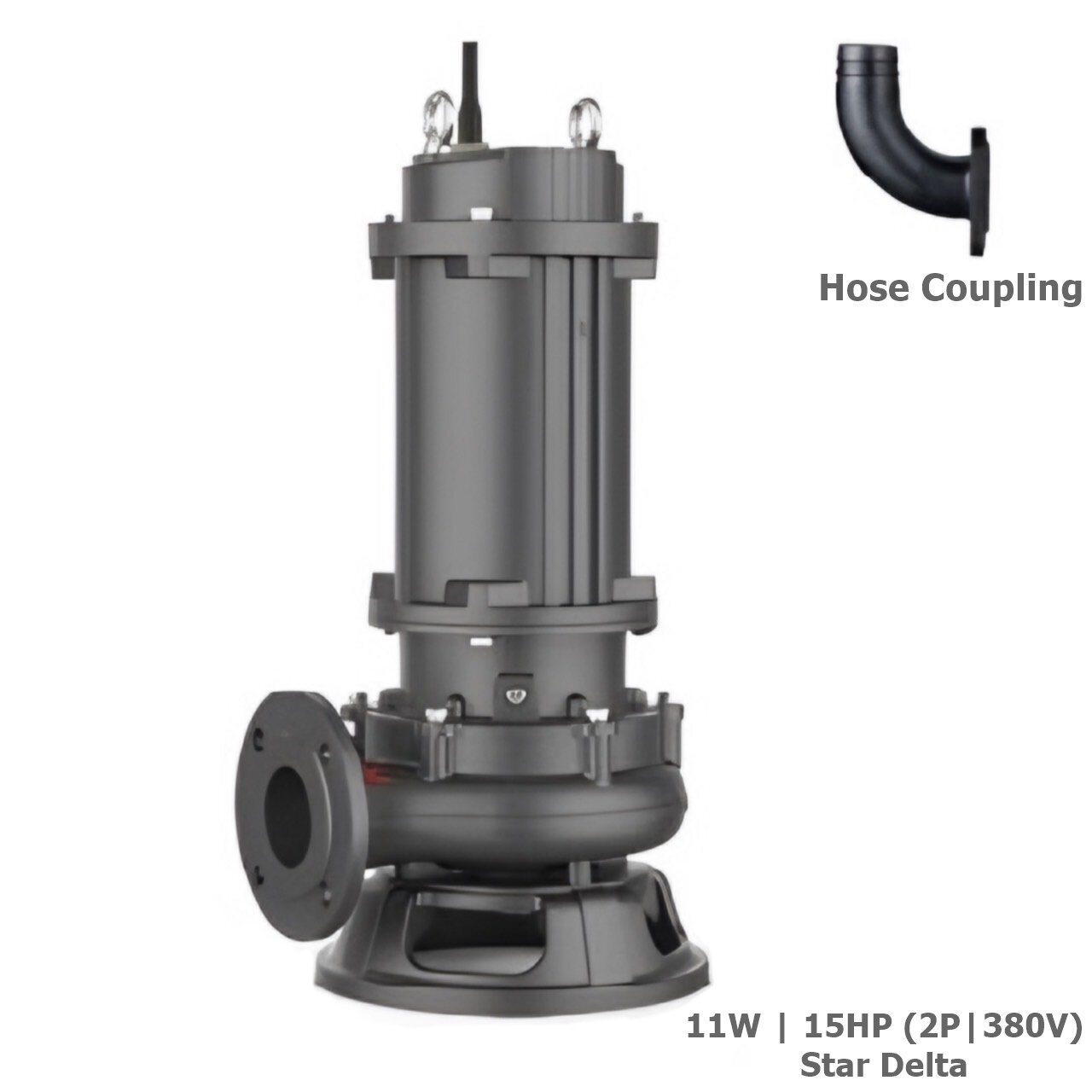 LEO PUMP 100WQ80-26-11-(2P)-STD ปั๊มจุ่มสำหรับบ่อบำบัดน้ำเสีย 4 นิ้ว 15 ...