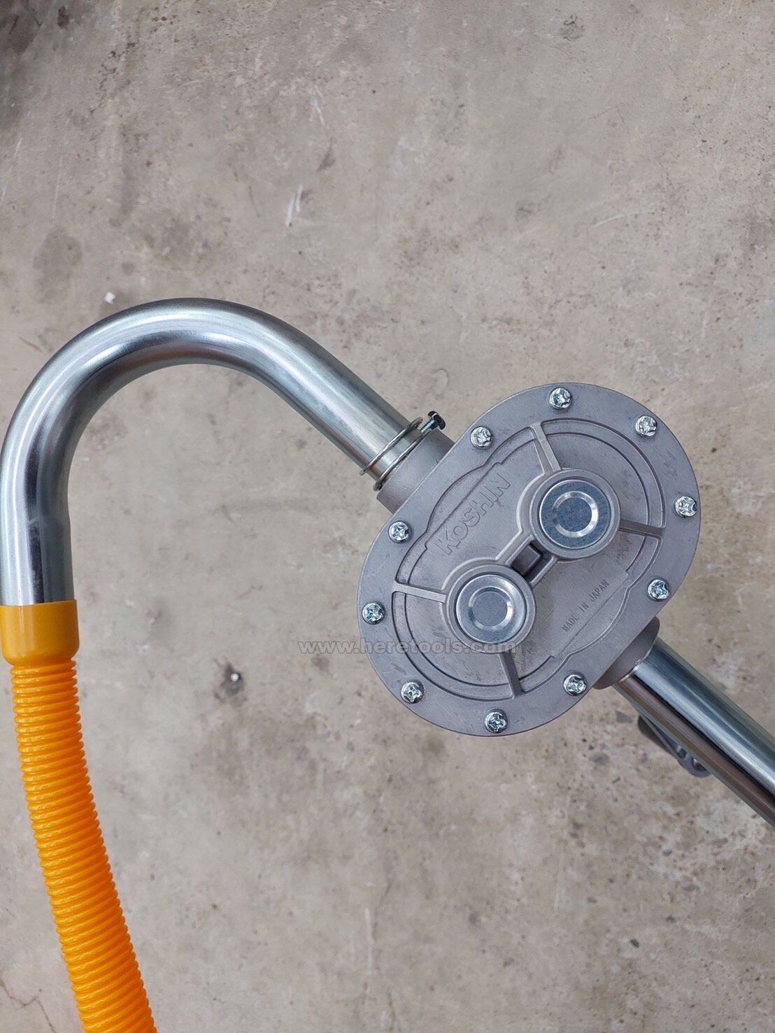 KOSHIN LP-32 ปั๊มสูบน้ำมันมือหมุน 32 มม. สำหรับถัง 200 ลิตร (100 L/min | รับประกันคุณภาพการผลิต ...