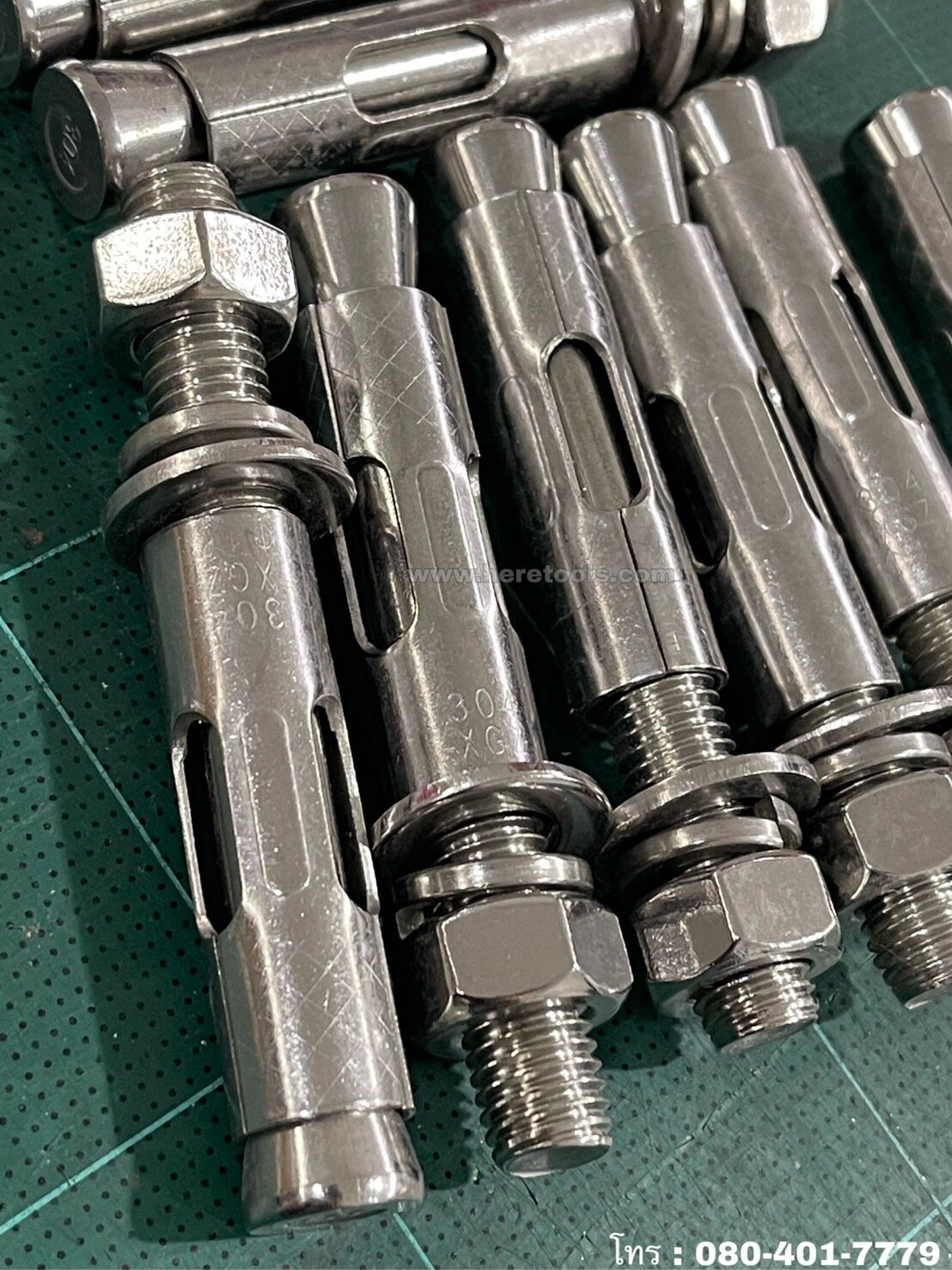 PERUNYA ST.SS304-M12 พุกสแตนเลส (ST) SUS-304 ขนาด M12 x ยาว 100 mm ...