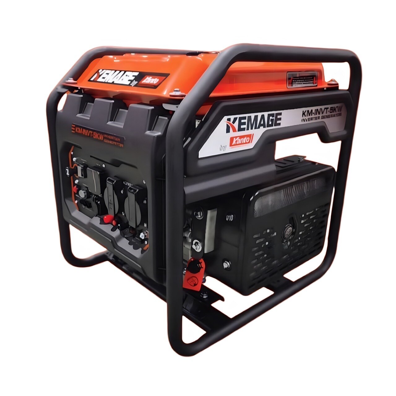 KEMAGE KM-INVT-5KW เครื่องปั่นไฟเบนซิน INVERTER 5,500 วัตต์ จ่ายไฟ 220V. 9.0HP (เชือกดึงสตาร์ท ...