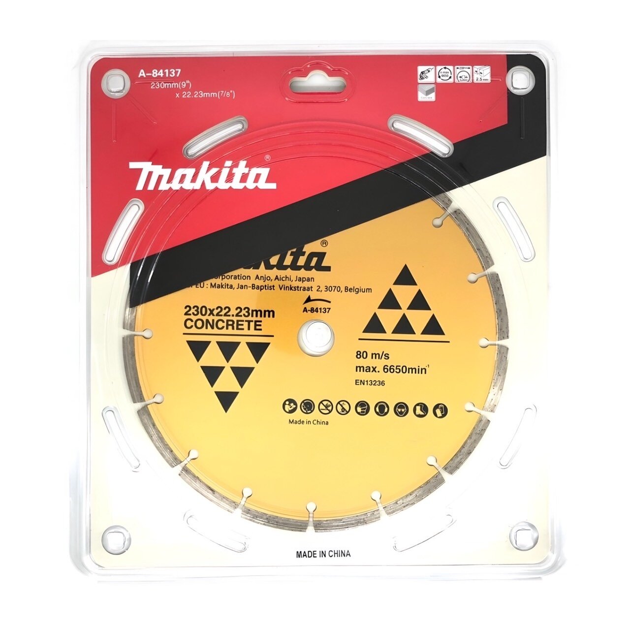 Makita A-84137 ใบเพชร 9 นิ้ว ขอบร่อง (ตัดแห้ง | สีทอง) - HereTools