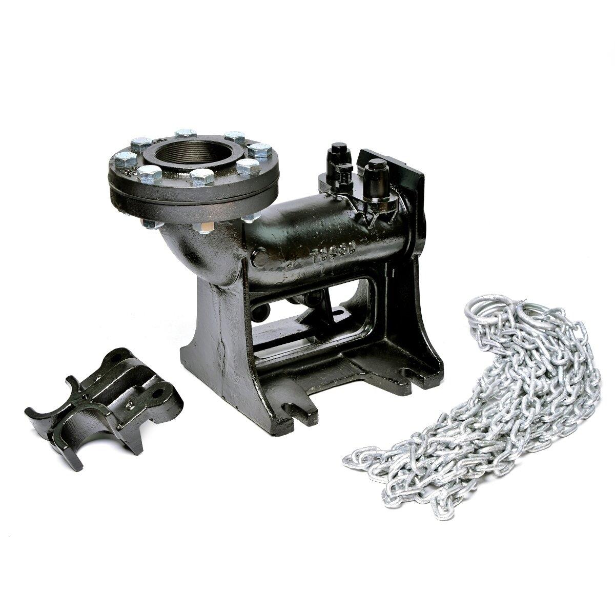 (SET) TSURUMI TOS100C411 ปั๊มแช่สูบน้ำเสีย (มีใบมีดบดขยะ) 4 นิ้ว 15 แรงม้า 380V. + ราง TOS ...