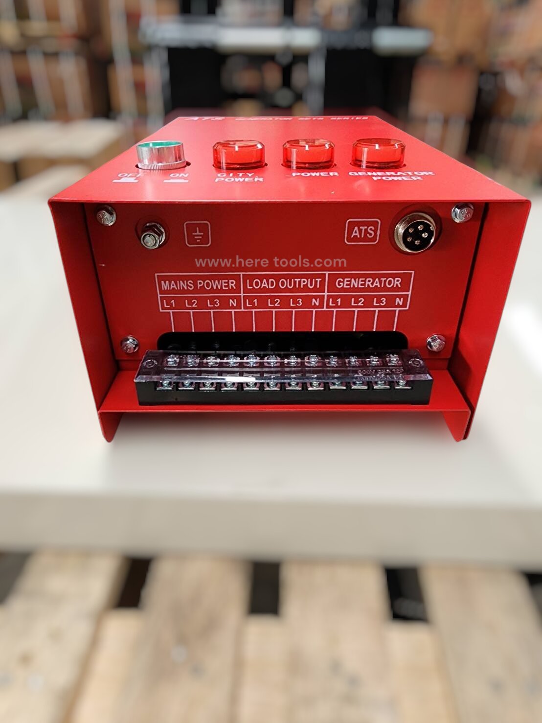 I-POWER ATS-D-5-18KW กล่อง ATS BOX 2 กระแส (สำหรับ 5.0 kw - 18.0 kW ...