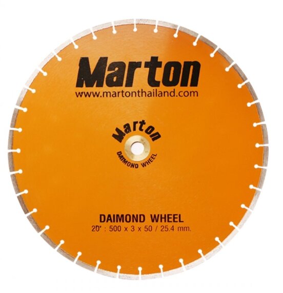 MAR-CUT20-BLADE ใบตัดถนน 20 นิ้ว สำหรับพื้นถนนทั่วไป (รูเพลา 25.4 มม. ...