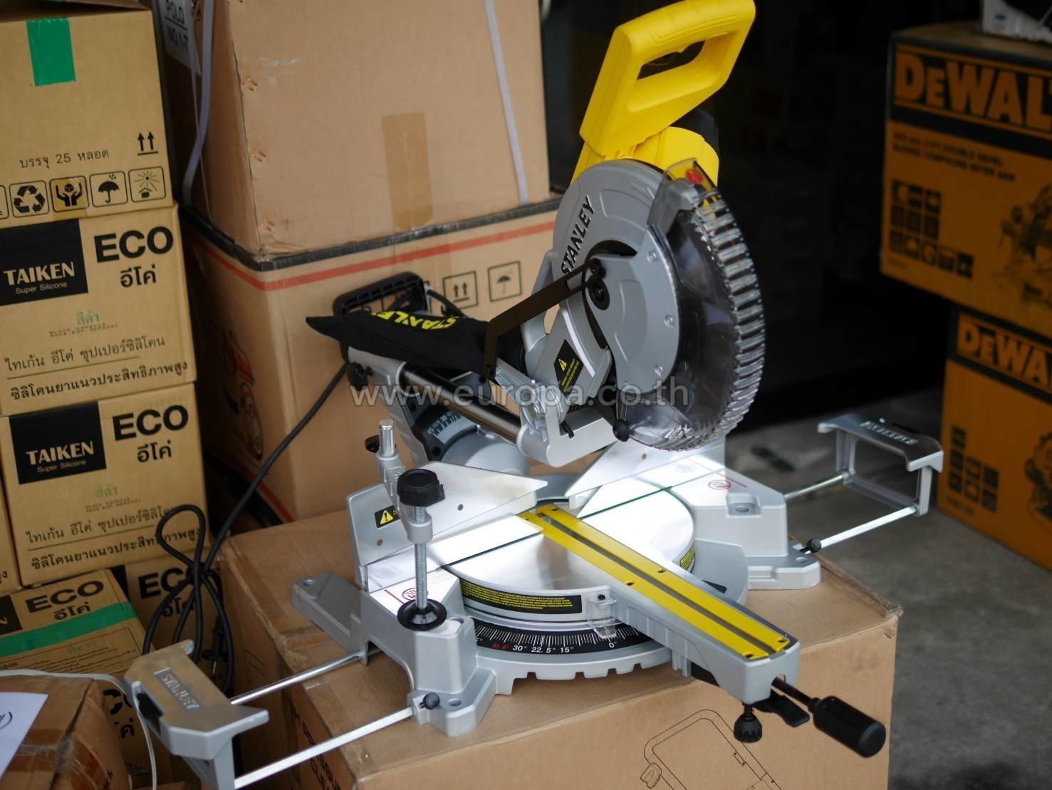 STANLEY SM18-B1 แท่นเลื่อยตัดองศาสไลด์ 10 นิ้ว (1800 วัตต์) - HereTools