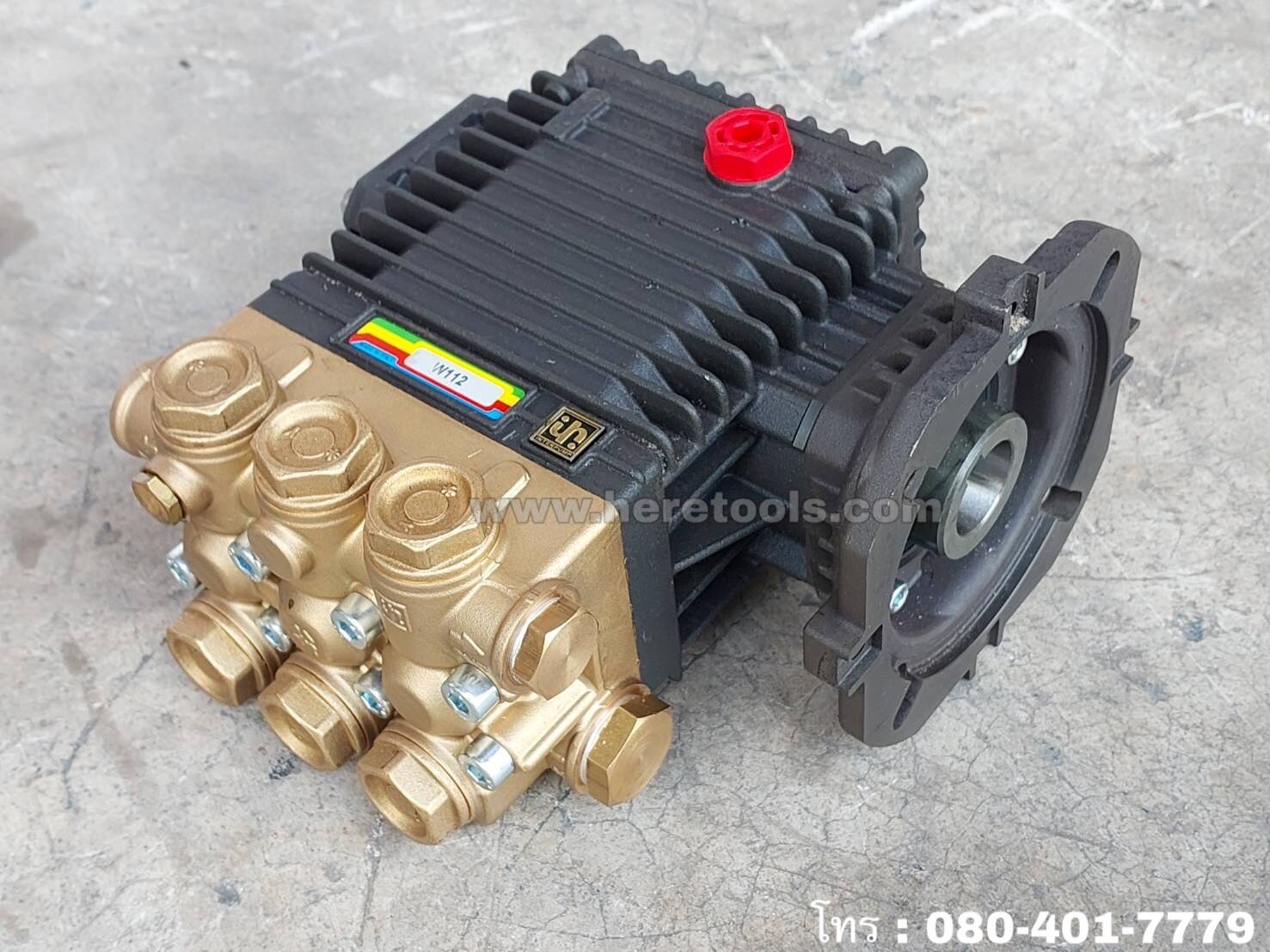 INTERPUMP W112 หัวปั๊มอัดฉีด (หน้าแปลน) 100 บาร์ (ปริมาณน้ำ 720 ลิตร ...