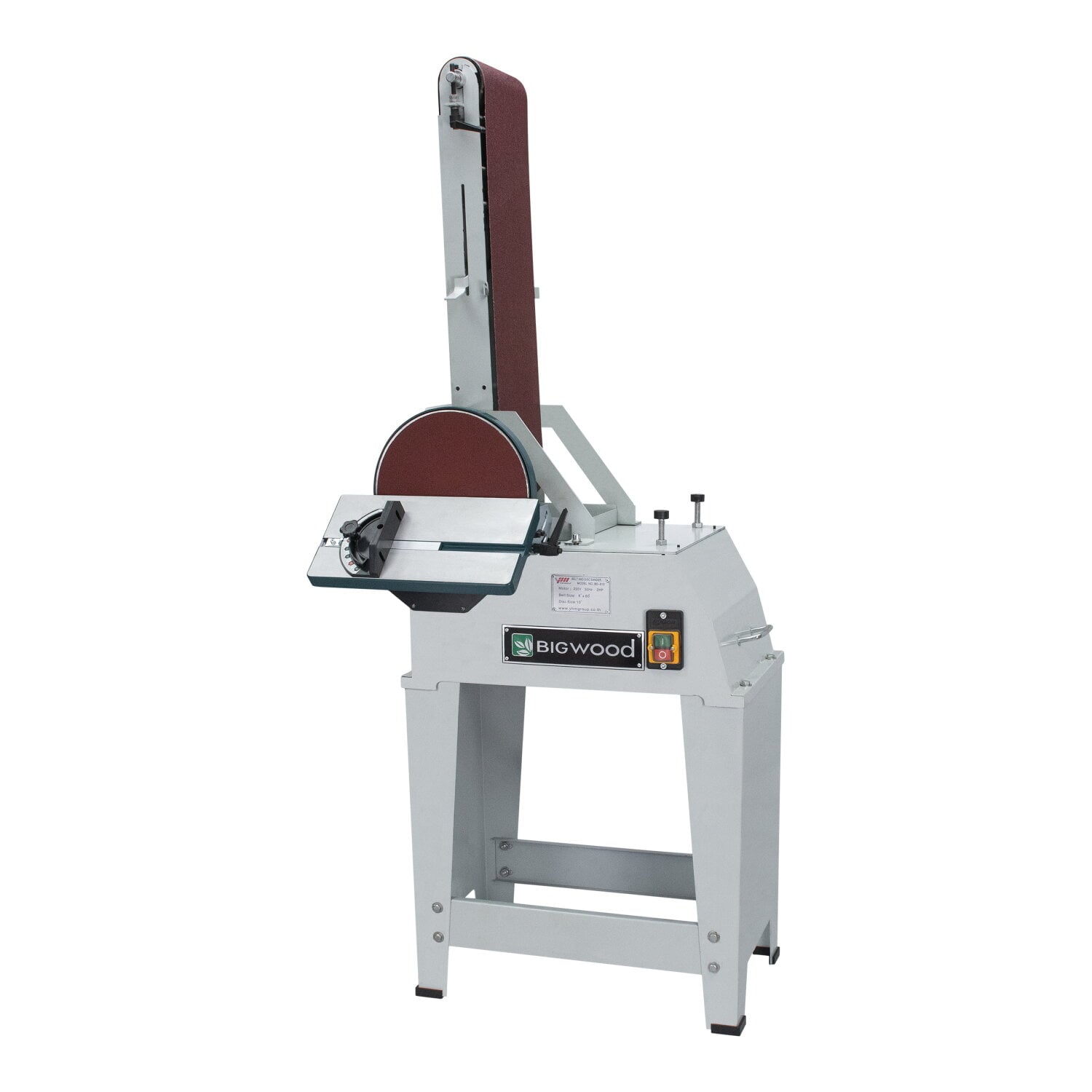 BIGWOOD BD-810 เครื่องขัดกระดาษทรายสายพาน 8 x 60 นิ้ว 2.0 แรงม้า (220V ...