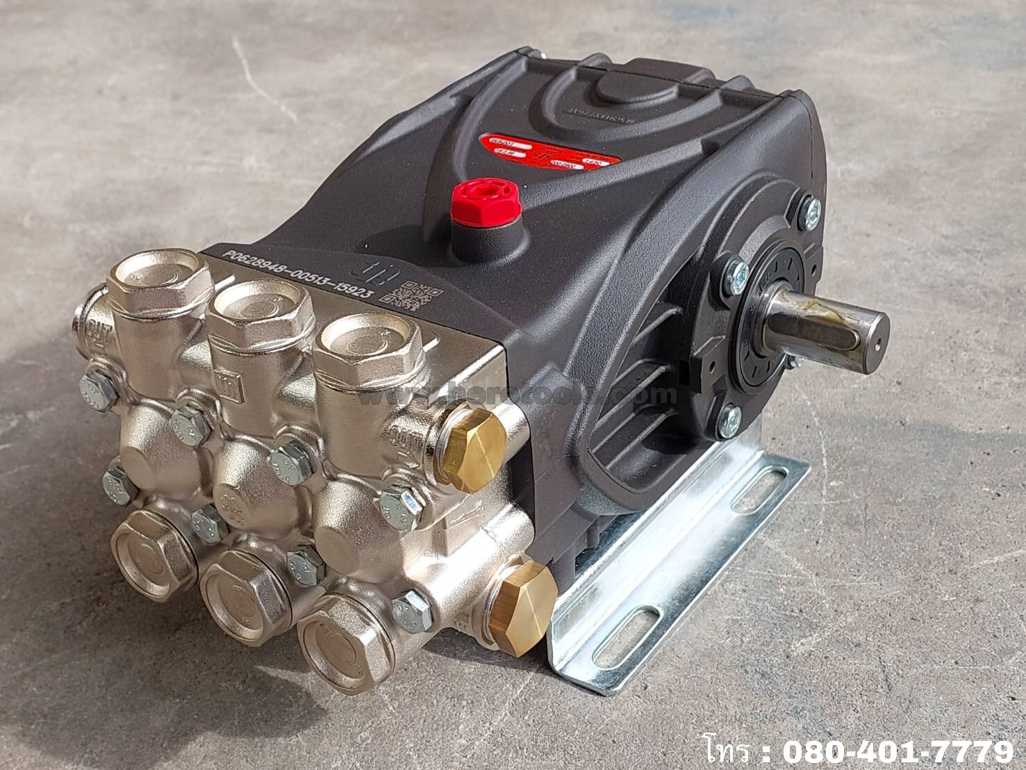 INTERPUMP WS201 [GEN2] หัวปั๊มอัดฉีด 200 บาร์ (ปริมาณน้ำ 900 ลิตร ...