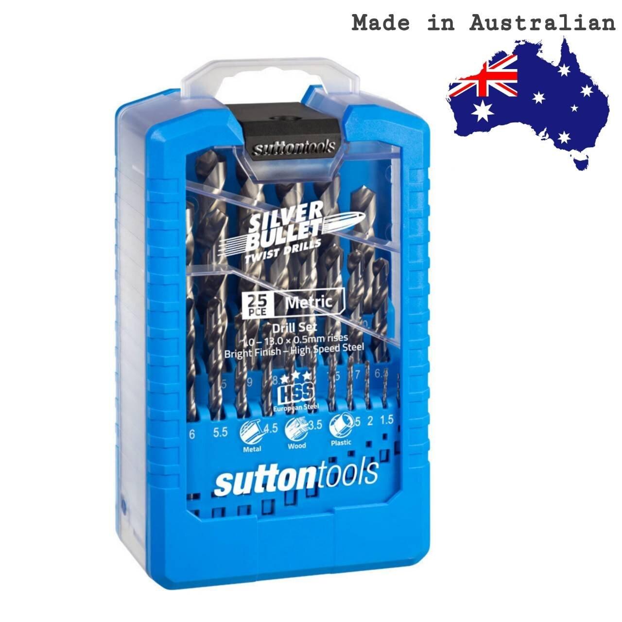 D101 SM3 : SILVER BULLET ดอกสว่านเจาะเหล็ก sutton เบอร์ 1.0 - 13 มม. x ...