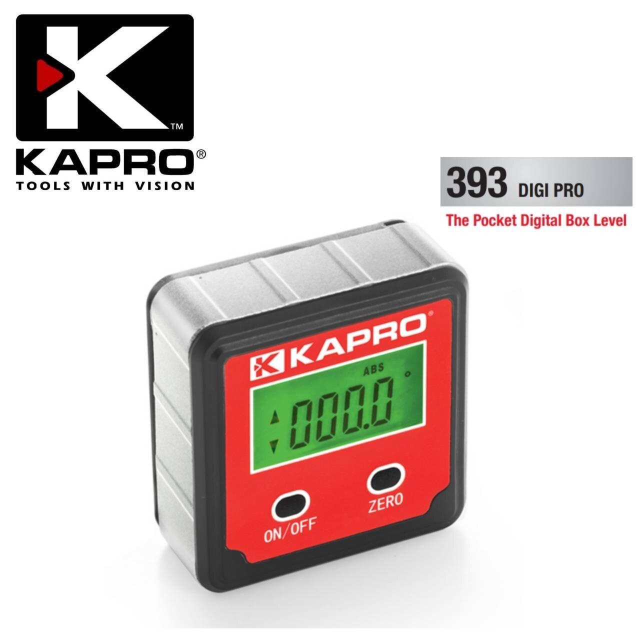 KAPRO 393 DIGI PRO ระดับน้ำดิจิตอล (มีแม่เหล็ก) (POCKET DIGITAL BEVEL ...