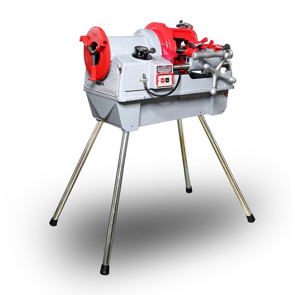 REX N100A เครื่องต๊าปเกลียวท่อประปา 4 นิ้ว AUTO (BSPT | พร้อมอุปกรณ์ ...