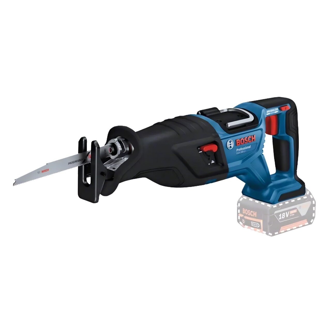 BOSCH GSA185 LI (SOLO) เลื่อยชักไร้สาย เลื่อยเอนกประสงค์ 18V.(เครื่อง ...