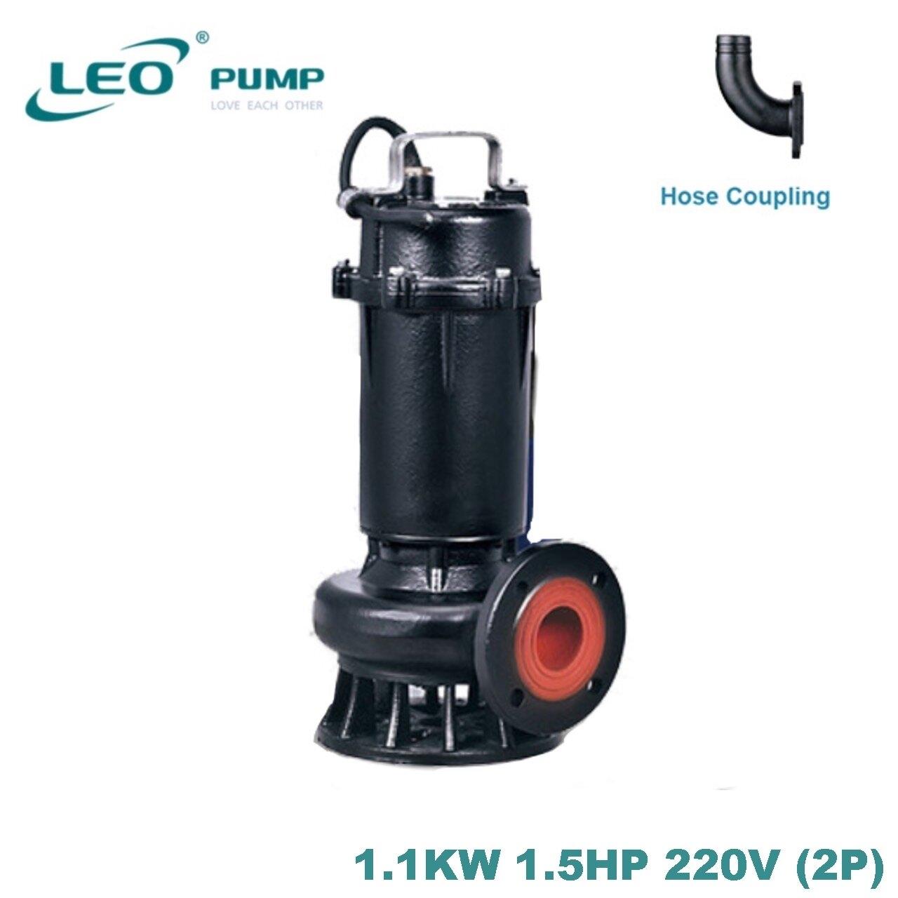 LEO PUMP 50WQD8-16-1.1-(2P) ปั๊มจุ่มบ่อบำบัดน้ำเสีย 2 นิ้ว 1.5 แรงม้า ...