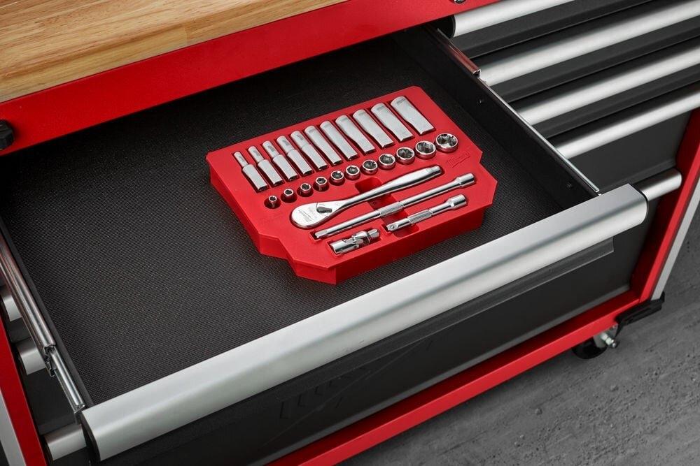 Milwaukee 4932464943 บล็อคชุด 1/4 นิ้ว 28 ตัว/ชุด (Metric) #006074502 ...