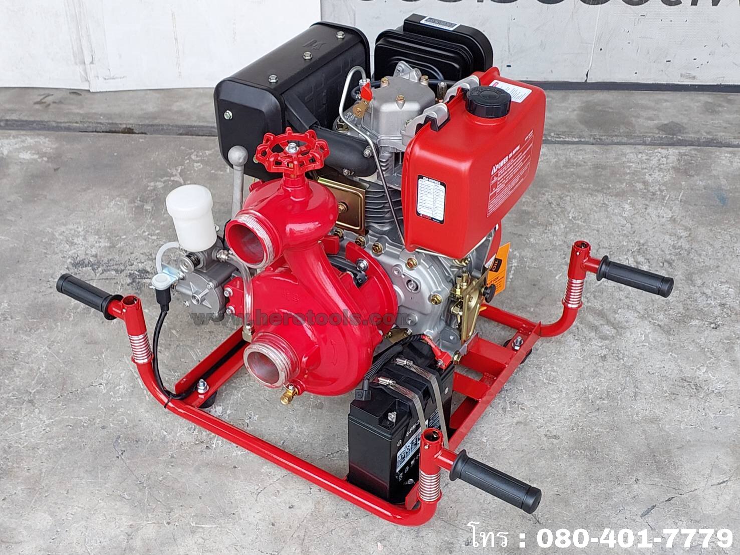 I-POWER CM-WPF80E เครื่องสูบน้ำดับเพลิง ปั๊มดับเพลิง 2.5 นิ้ว 10.0 ...