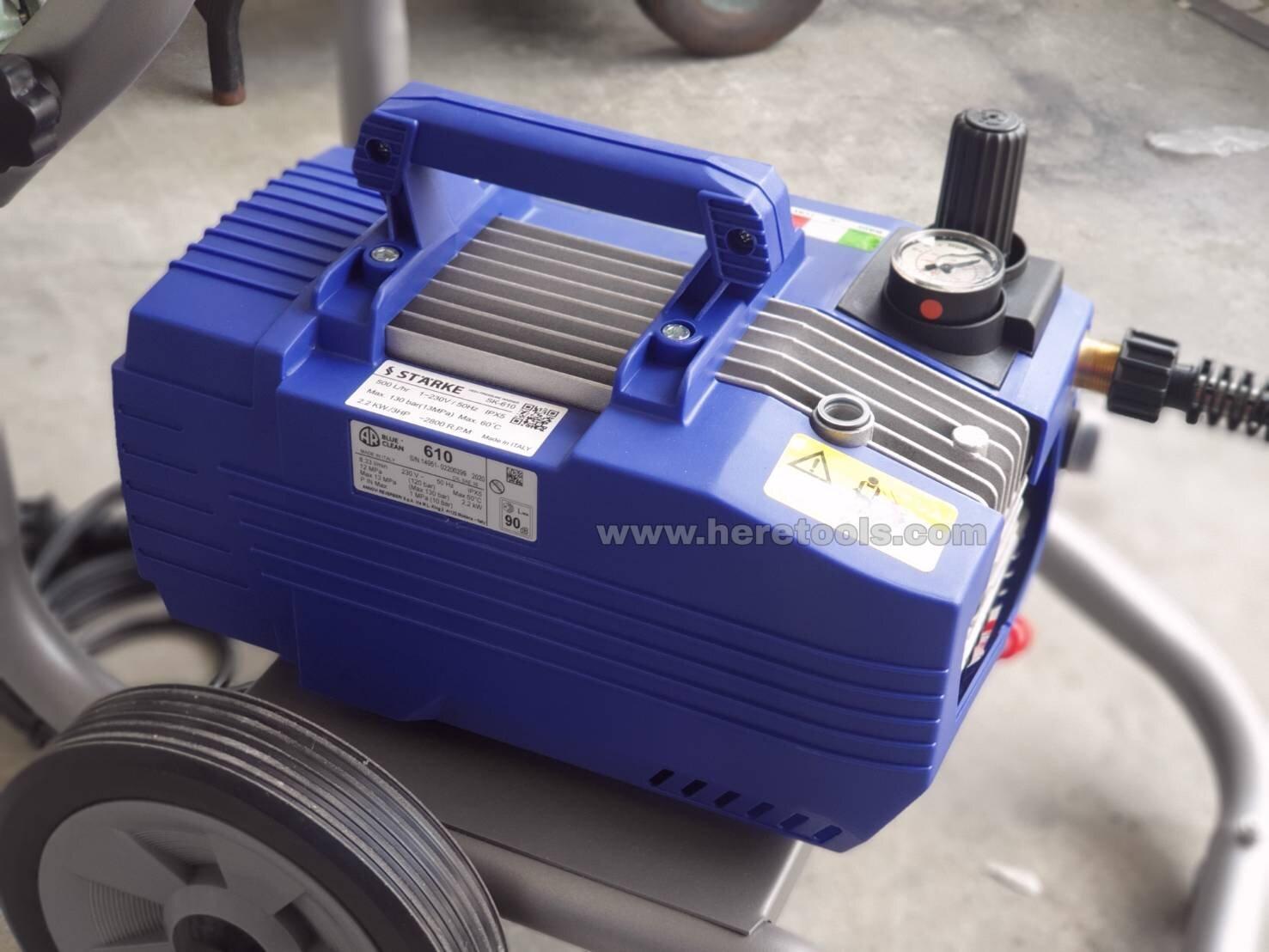 (SET) STARKE SK-610-T เครื่องฉีดน้ำแรงดันสูง (พร้อมรถเข็น) 130 บาร์ ...