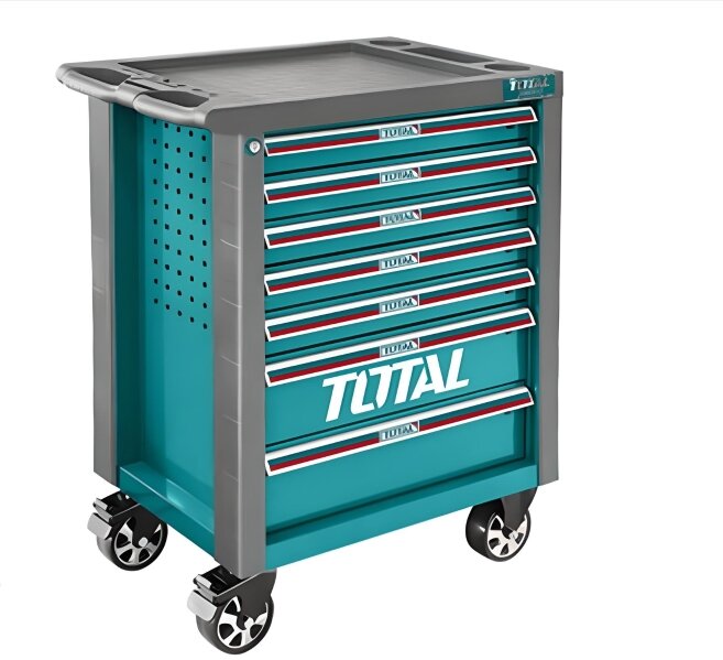 TOTAL THPTCS73281 ตู้เครื่องมือช่าง 7 ชั้น พร้อมอุปกรณ์ 328 ชิ้น ...