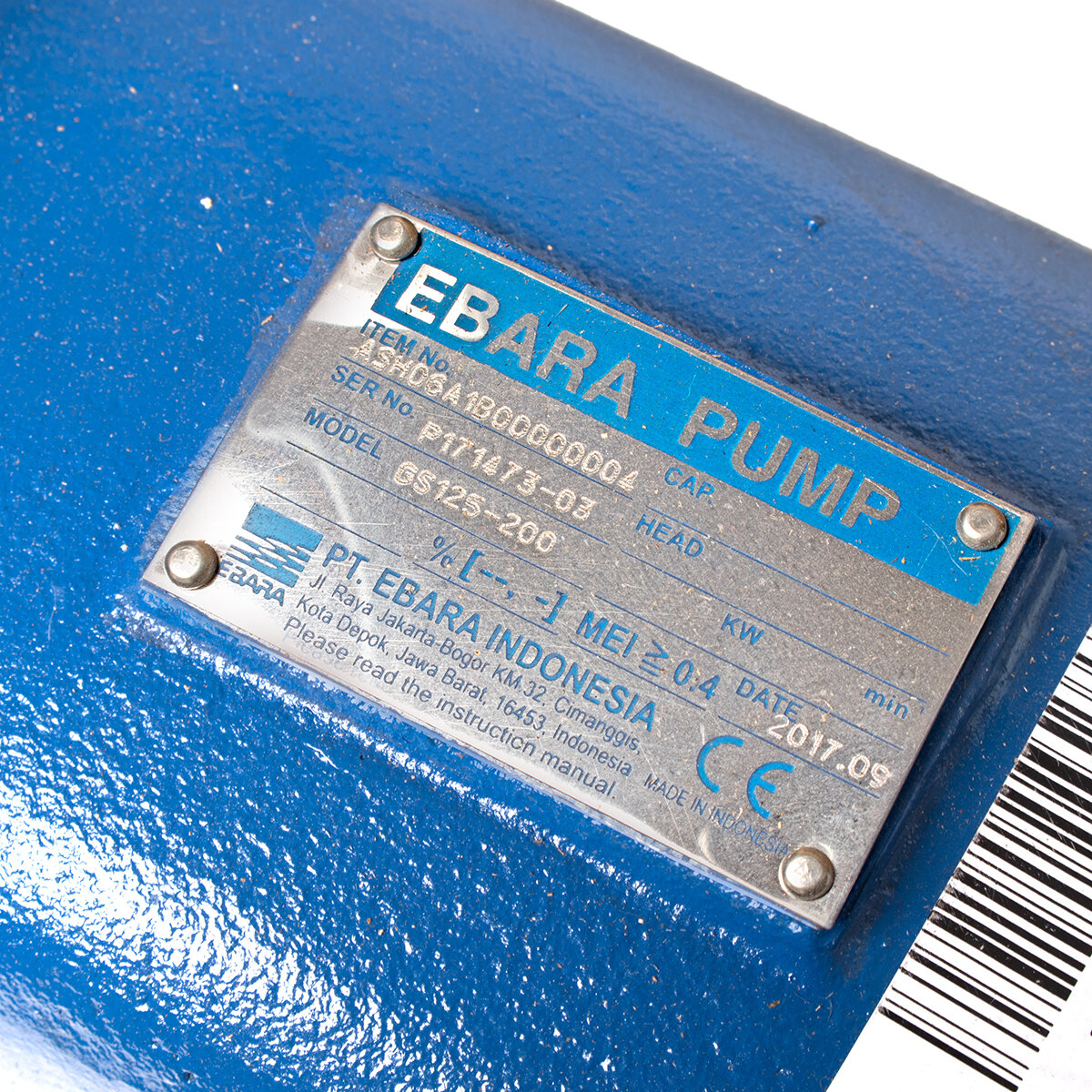 EBARA GS 125-200 ปั้มเพลาลอย 150 x 125 มม. (ไม่รวมมอเตอร์ | ไม่รวมหน้าแปลน | รับประกัน 1ปี ...