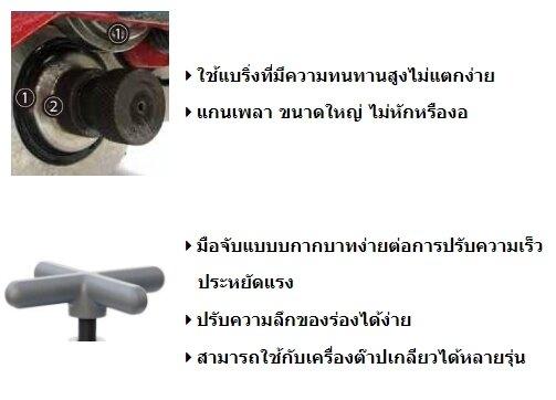 ASADA GR643 หัวกรู๊ฟท่อ ขนาด 1 - 6 นิ้ว (Sch 10 - 40) (ROLL GROOVER 640 ...