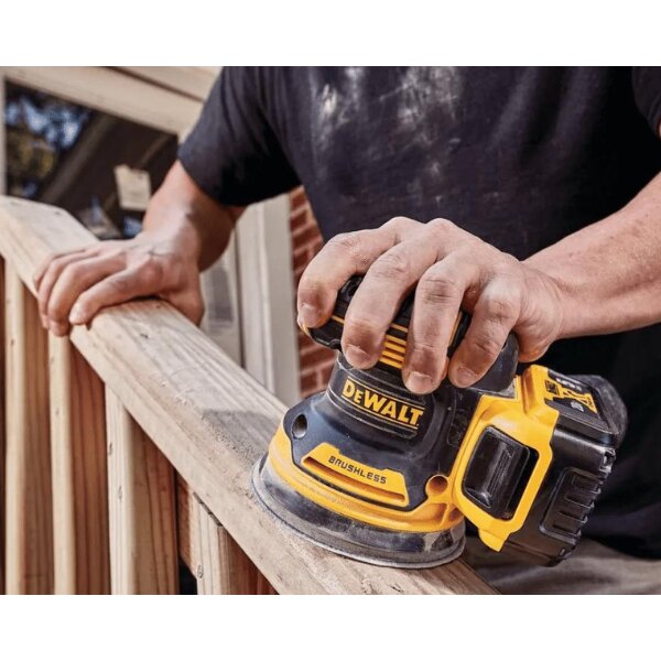 DeWALT DCW210N เครื่องขัดกระดาษทรายกลมไร้สาย 5 นิ้ว 18V.(20V Max ...