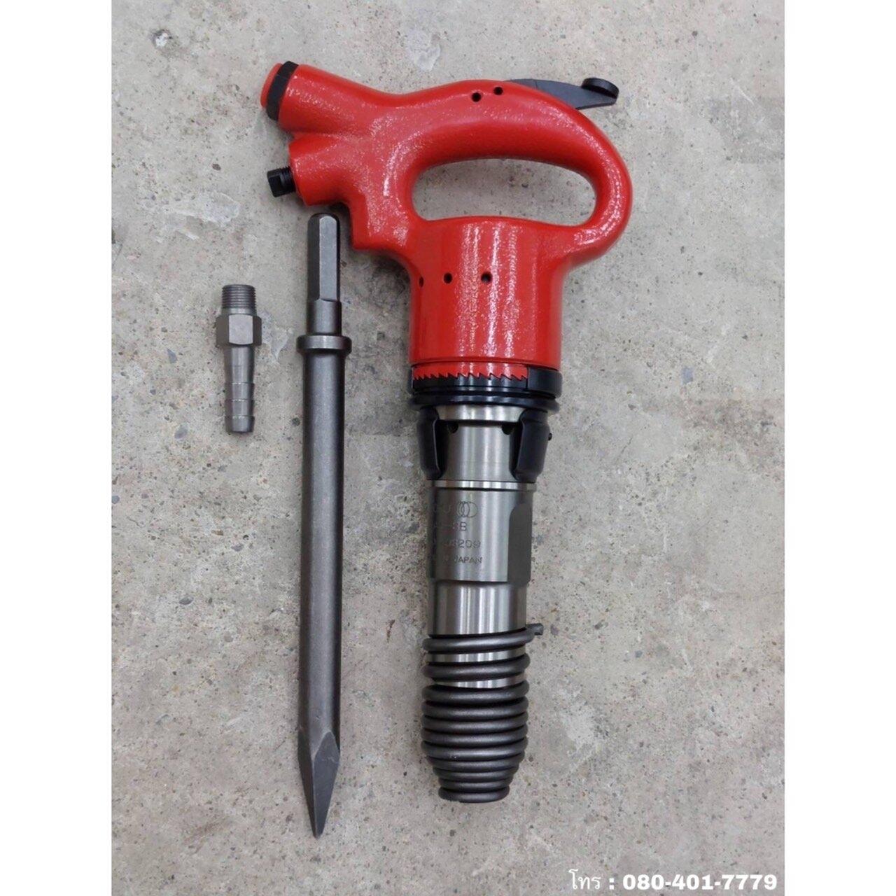 TOKU AA-3B (AA-3B-HEX ) (แกนดอก 6 เหลี่ยม) เครื่องสกัดลม + ดอกสกัดปลายแหลม 12 นิ้ว made in Japan ...