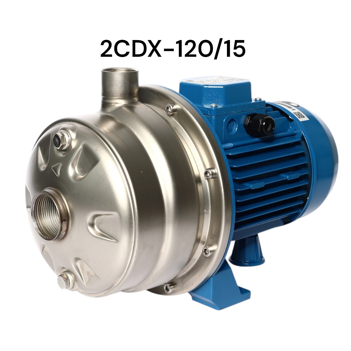 EBARA 2CDX-120/15 ปั๊มหอยโข่งสแตนเลส 2 ใบพัด 1-1/4 x 1 นิ้ว 1.5 HP 380V. #E061-2280 - HereTools