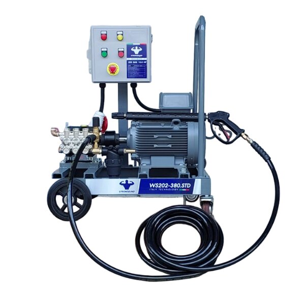 STRONGPUMP WS202-380.STD2 (Pressure by INTERPUMP) (06.67) เครื่องฉีดน้ำ ...