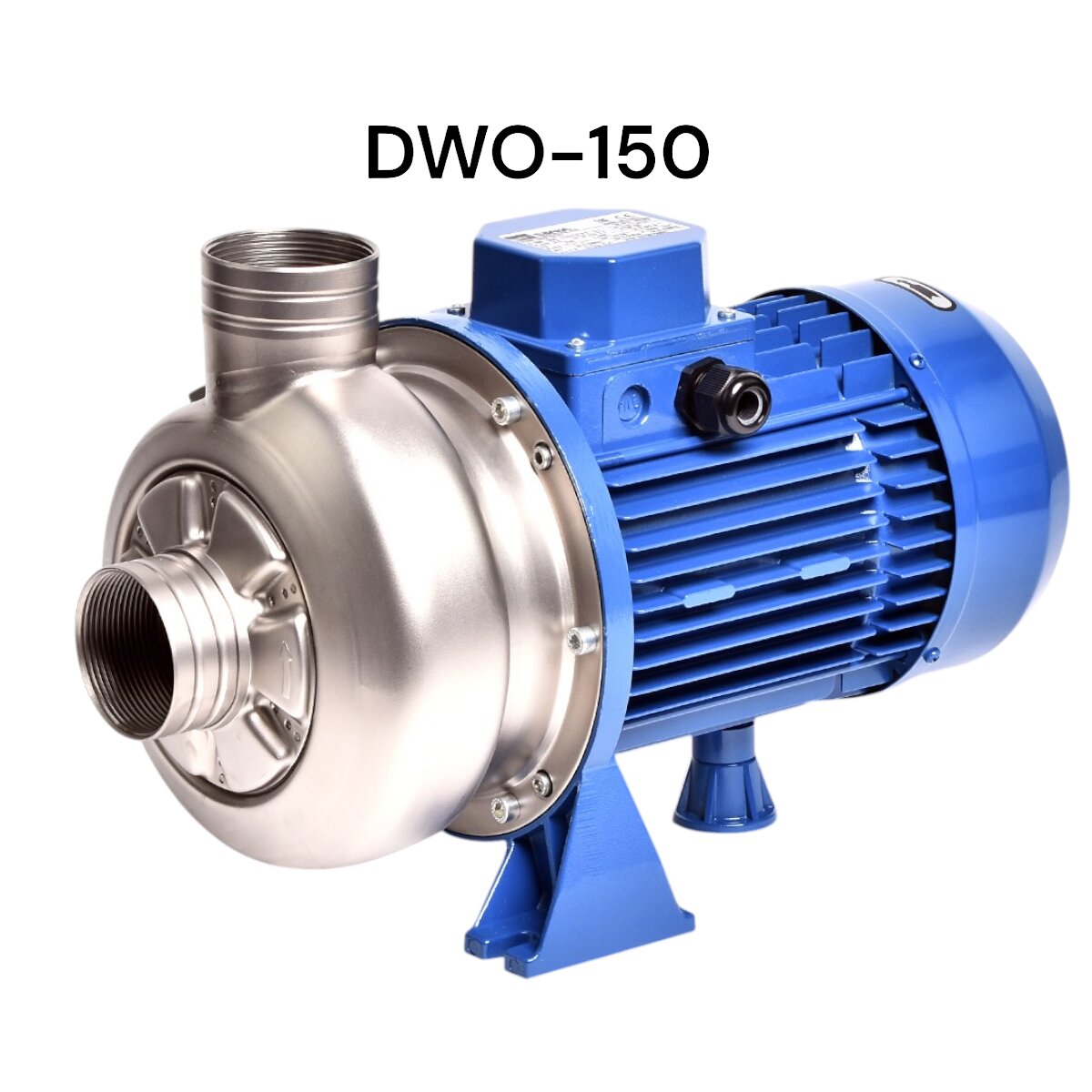 EBARA DWO-150 (12.67) ปั๊มหอยโข่งสแตนเลส (ใบพัดเปิด) 2 x 2 นิ้ว 1.5 HP 380V. #E061-0890 - HereTools