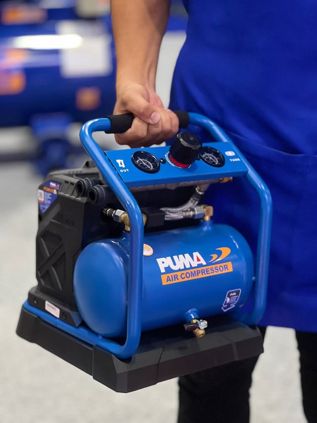 PUMA FORCE-BL ปั๊มลมเสียงเงียบ (Oil Free | 2 ระบบ) 3 ลิตร (280W | 220V ...