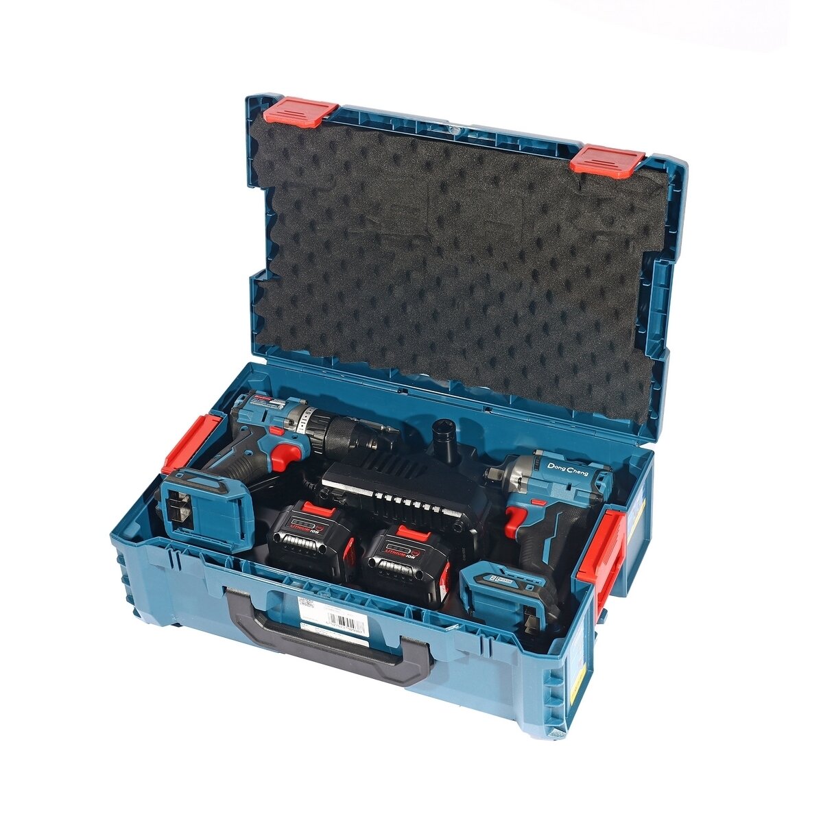 Dongcheng DCKIT28 (TYPE EK) SET COMBO บล็อกกระแทกไร้สาย DCPB358 + สว่าน ...