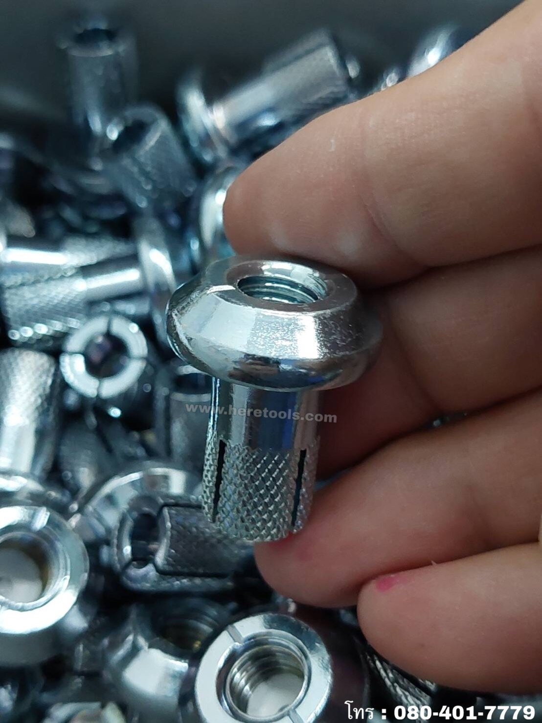 SANKO PDF-3020 พุกฝังพื้น Hollow Core Slab ขนาด W 3/8 (3 หุน) (บรรจุ 100 ตัว/กล่อง) - HereTools