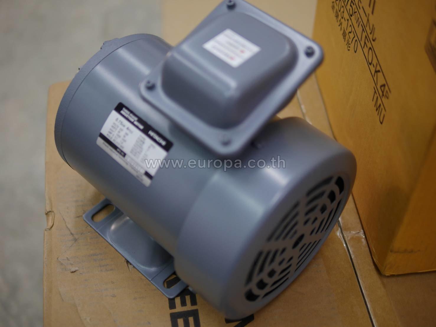 HITACHI TFO-K 1 HP 380V.4P มอเตอร์ 1 แรงม้า 4 Pole 380V (แกนเพลา 19 มม.| เฟรม 80M | 0.75 KW ...