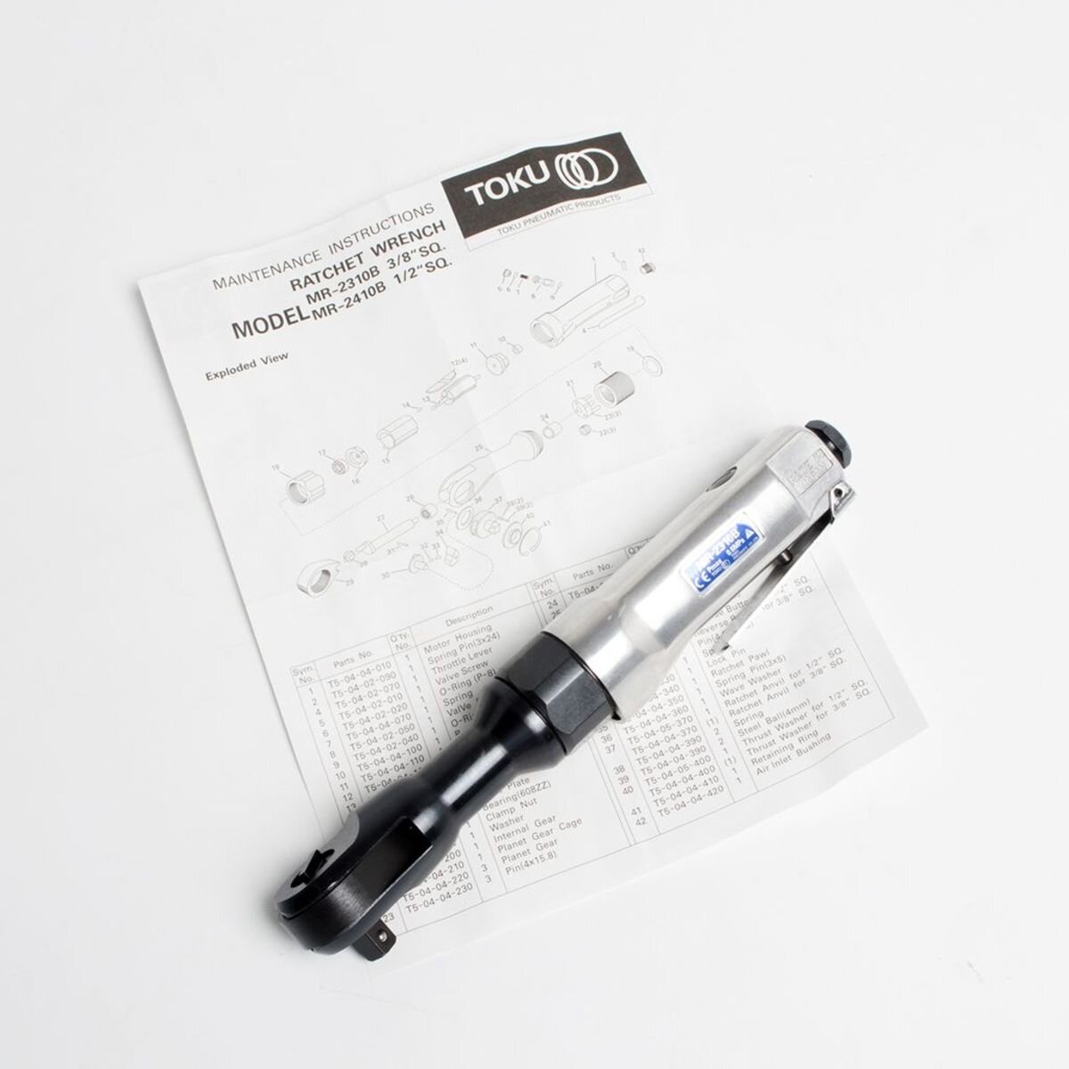 TOKU MR-2310B ด้ามฟรีลม 3/8 นิ้ว (รับประกันคุณภาพการผลิต) Made in Japan ...