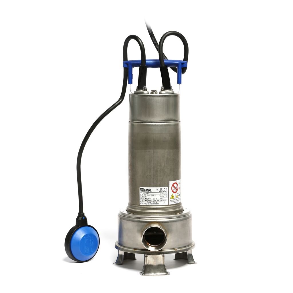 EBARA RIGHT-100 MA ปั้มแช่สแตนเลส (น้ำสกปรก | มีลูกลอย) 1.1/2 นิ้ว 1.0 แรงม้า 220 โวลต์ (รับ ...