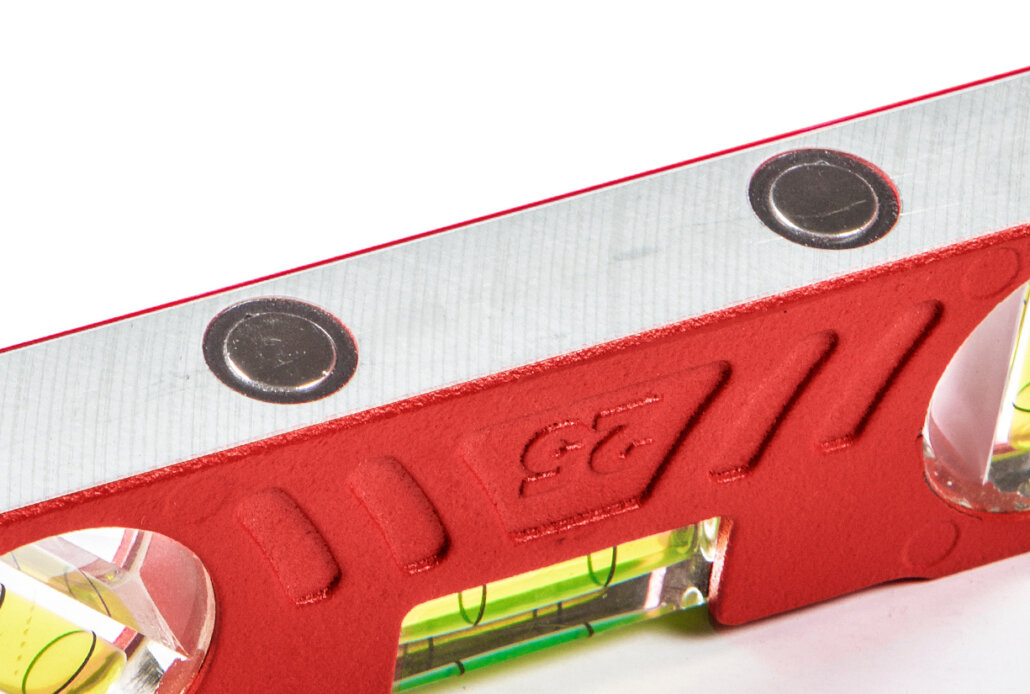 KAPRO 923-25C ระดับน้ำตอปิโดอลูมิเนียม 10 นิ้ว มีแม่เหล็ก ลูกน้ำ 3 ลูก ...