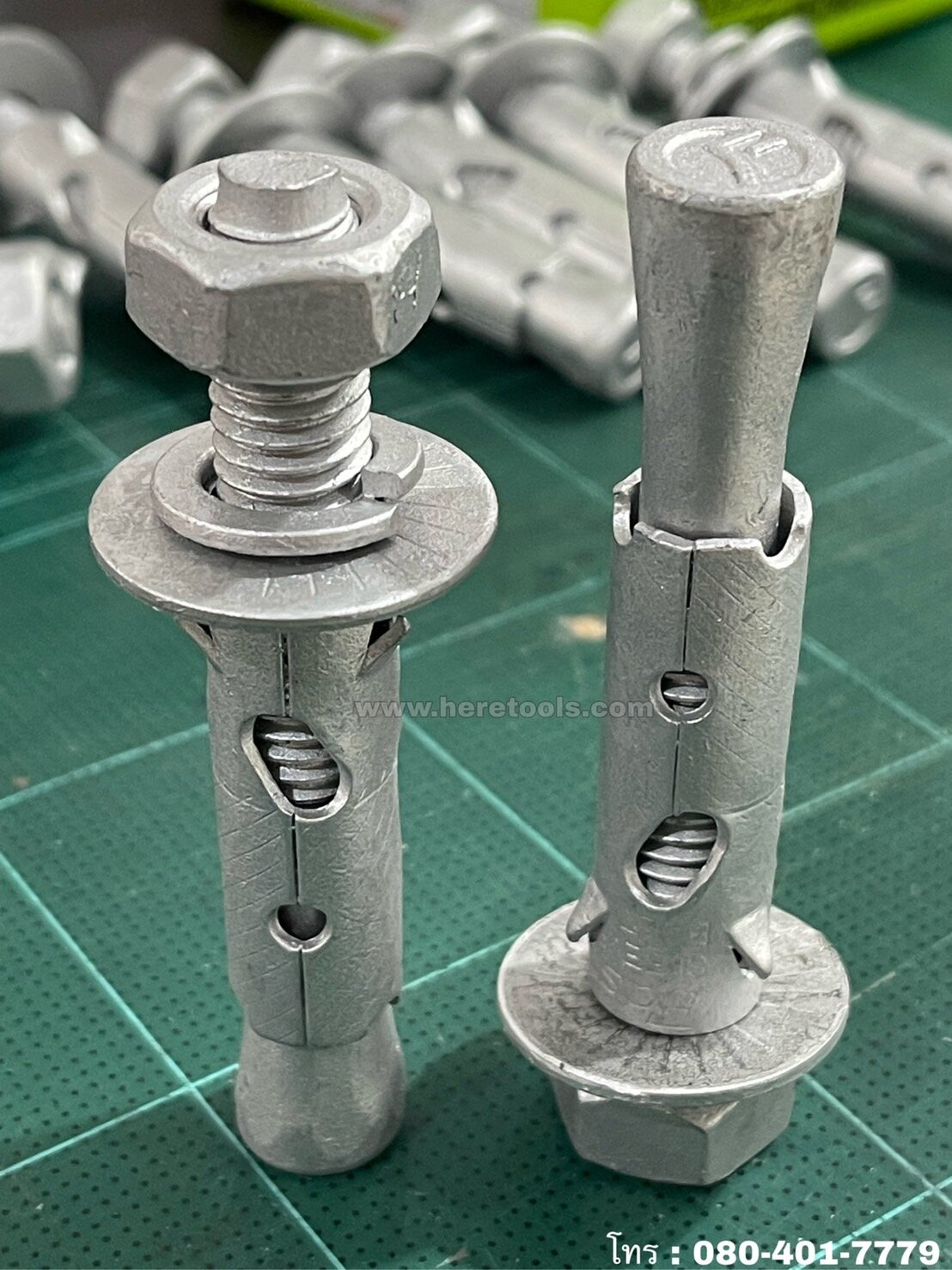 FASTENIC ST-12-HDG พุกเหล็ก ชุบ HDG 1/2 นิ้ว x 95 มม. (บรรจุ 15 ตัว ...