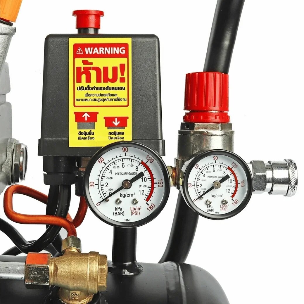 HECTO D1 ปั๊มลมโรตารี่ 3.0 HP 25 ลิตร (220V.| รับประกัน 1 ปี ตามเงื่อนไขผู้ผลิต) #H213-D1 ** ไม่ ...