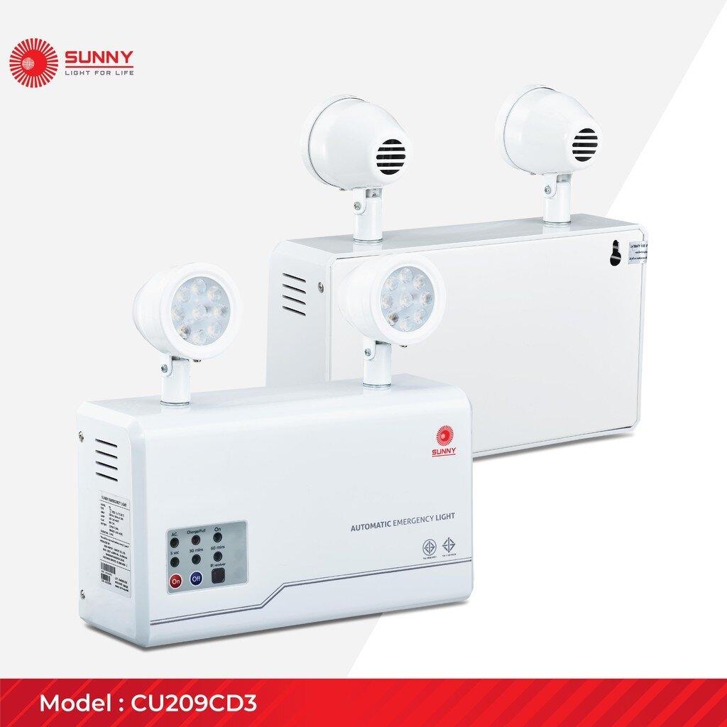 SUNNY CU209CD4 โคมไฟฉุกเฉิน LED ซันนี่ ( SMD 2 X 9W 3HRS) - HereTools