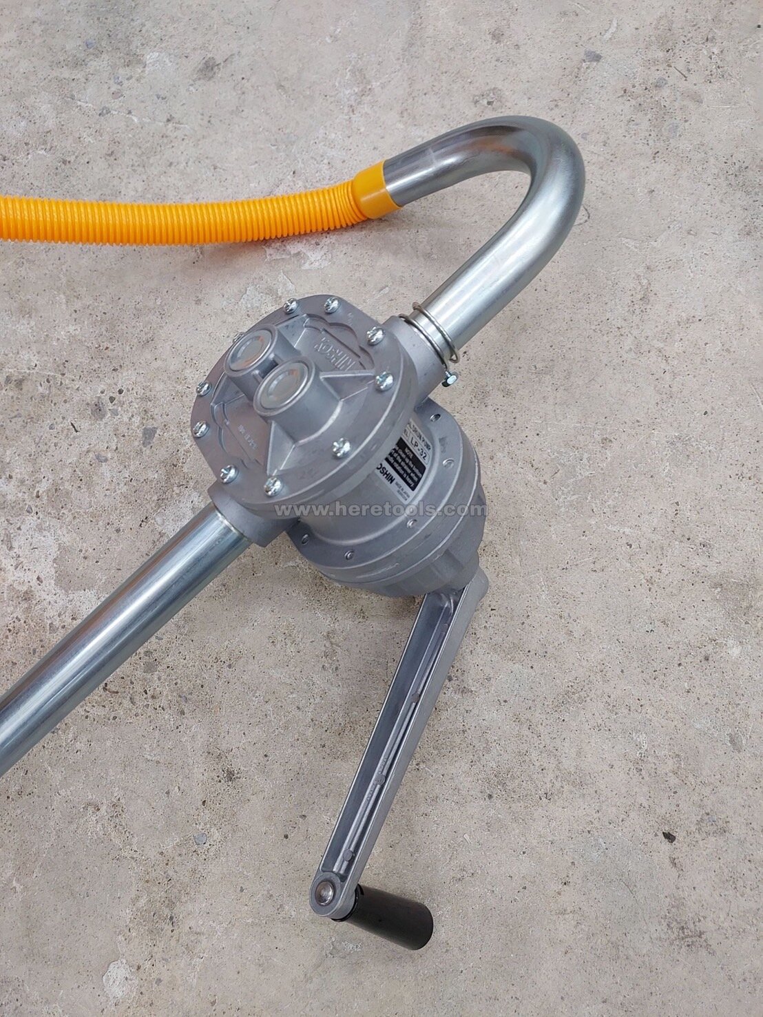 KOSHIN LP-32 ปั๊มสูบน้ำมันมือหมุน 32 มม. สำหรับถัง 200 ลิตร (100 L/min | รับประกันคุณภาพการผลิต ...