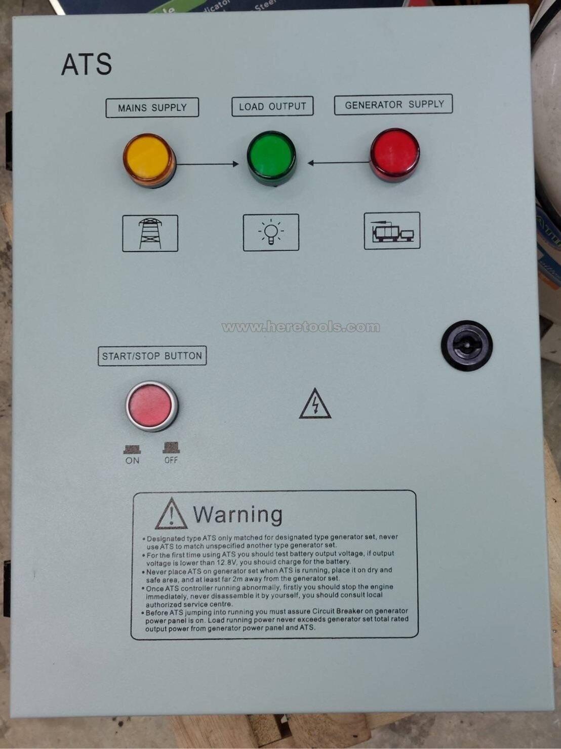 KAWAMA ATS BOX KWM12000 380V กล่องควบคุมอัตโนมัติ (สำหรับ KWM10000 380V ...
