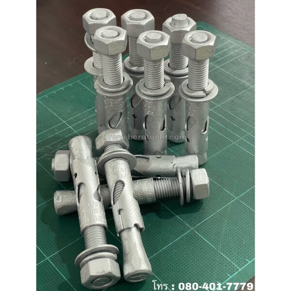 FASTENIC ST-38-HDG พุกเหล็ก ชุบ HDG ขนาด 3/8 นิ้ว x 75 มม. (บรรจุ 30 ...